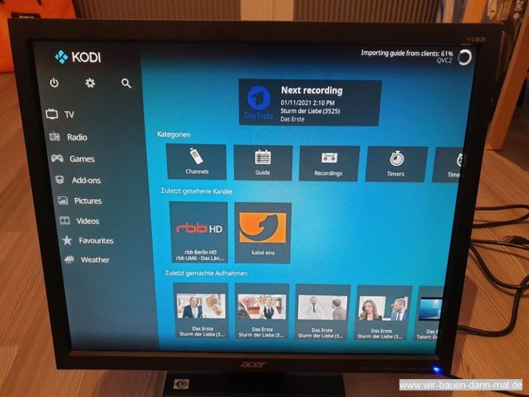 IPTV mit dem Raspberry Pi am Monitor, SmartTV oder Fernseher schauen ...